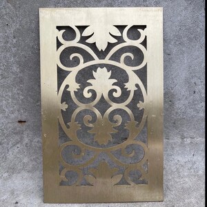 Custom Brass Return Air Vent Covers | Floor, Wall, Ceiling - Etsy