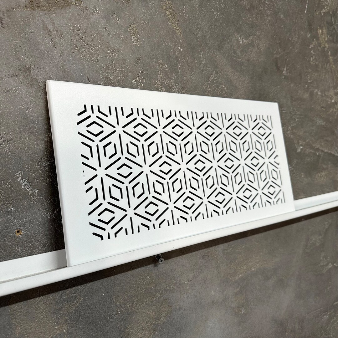 White Air Return Grill | Sturdy Steel | Powder Coated | Fast Delivery ...
