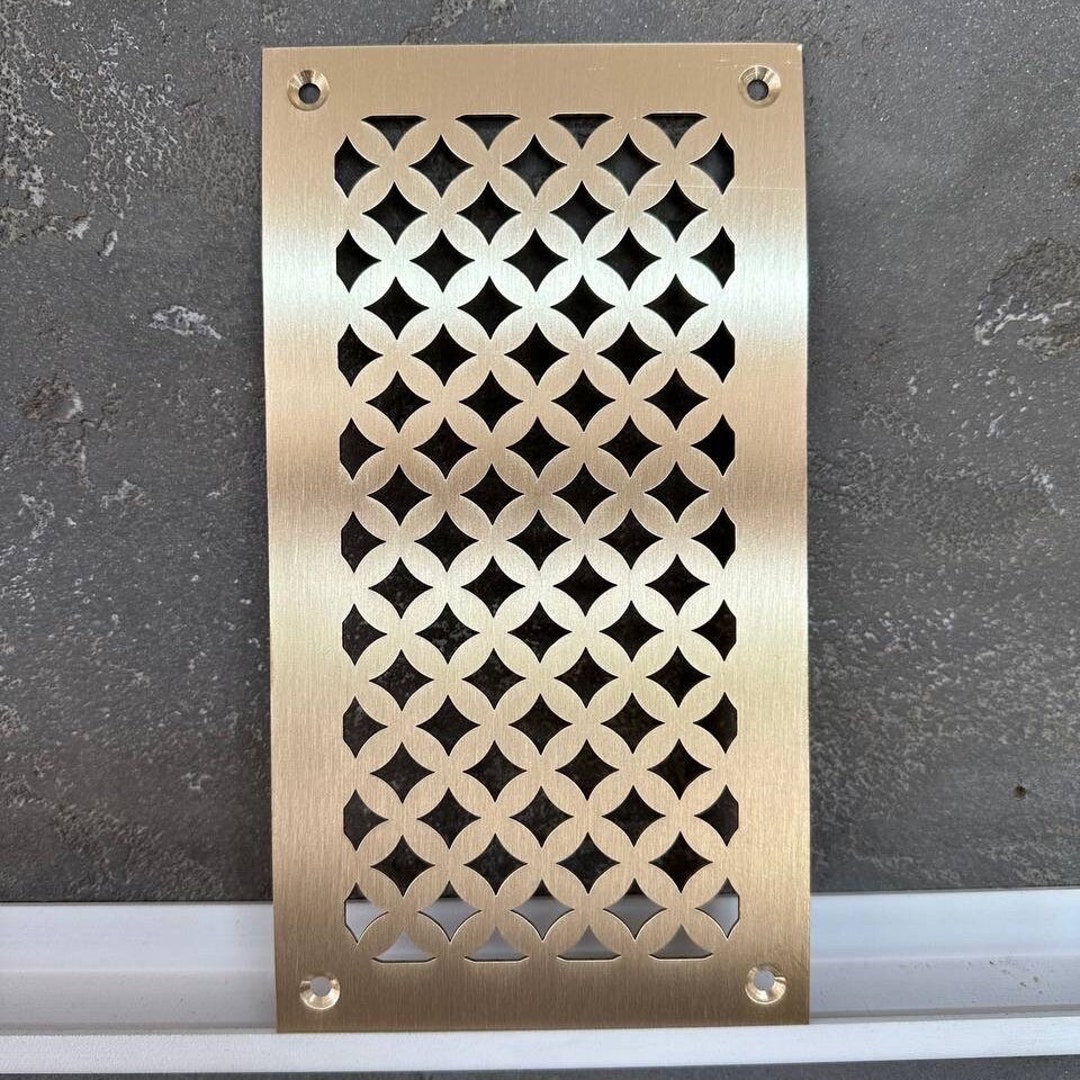 Brass Floor and Wall Air Return Vent Cover: Elegance and Functionality ...