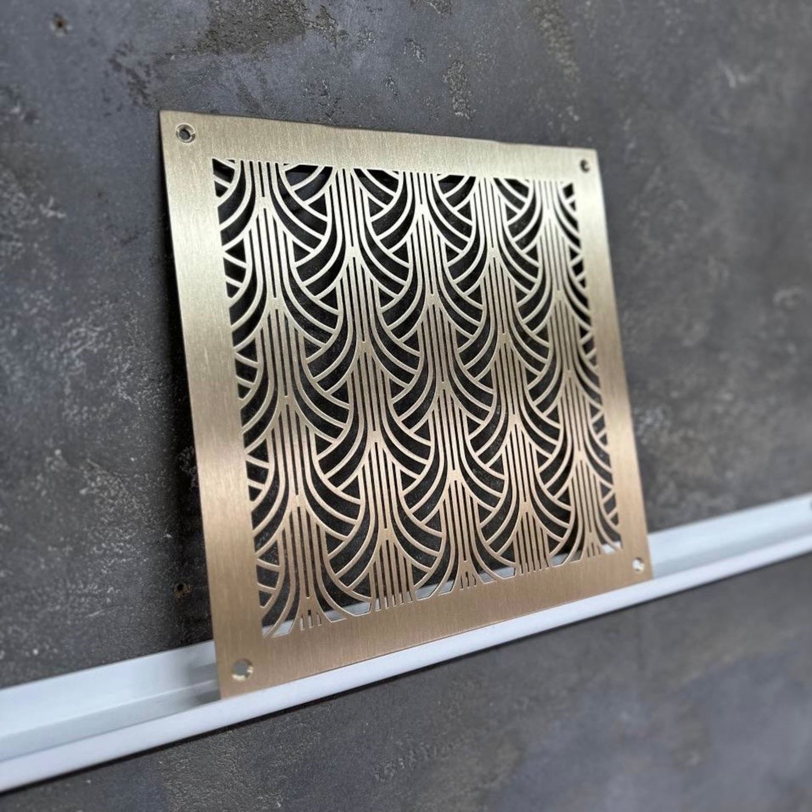 Elegant Brass Air Registers - Customizable Floor Grids & Air Return ...