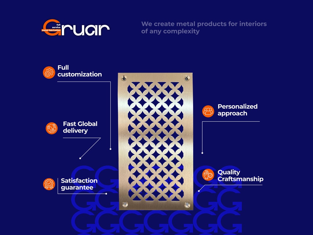 Brass Floor and Wall Air Return Vent Cover: Elegance and Functionality ...