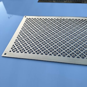 Pure Brass Radiator Cover - Polished or Aged Finish Possible. Aged ...