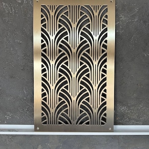 Brass Floor and Wall Radiator Cover: Elegance and Functionality ...