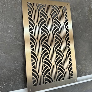 Brass Floor and Wall Radiator Cover: Elegance and Functionality ...