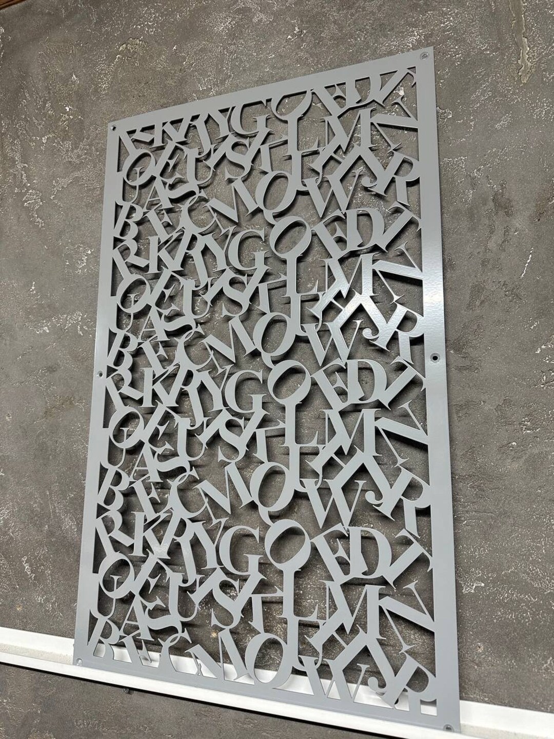 Custom Size Steel Letters Air Vent White Air Vent Supply Vent ...