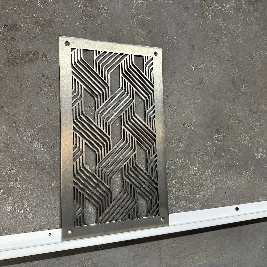 Custom Steel Air Vent Cover, Modern Geometric Design - Etsy
