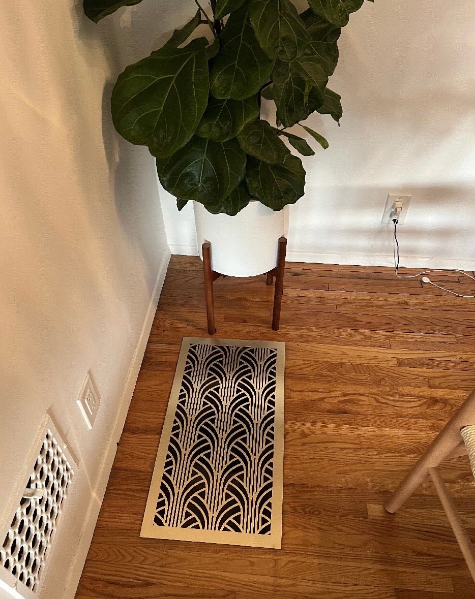 Brass Floor and Wall Radiator Cover: Elegance and Functionality ...