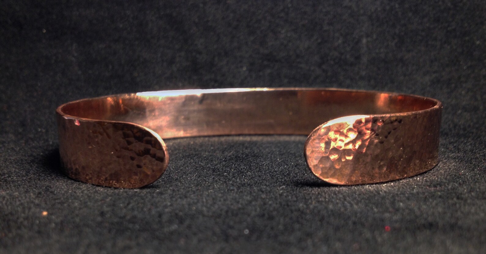 Hammered Copper Bracelet Not Varnished - Etsy