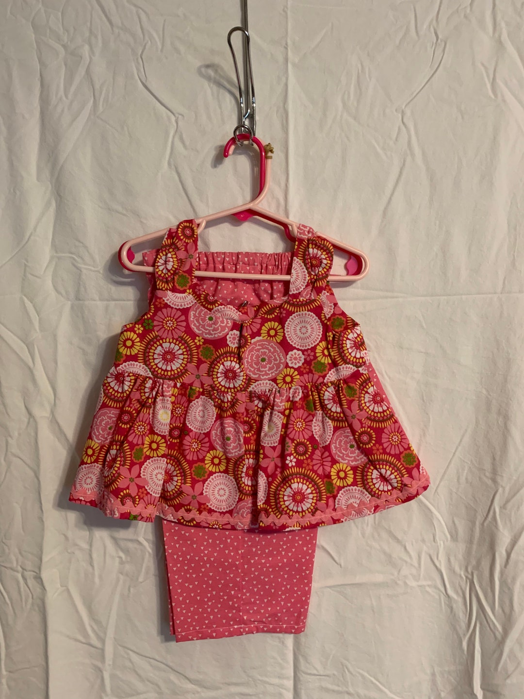 Custom Little Girl Capri Set Size 3 - Etsy