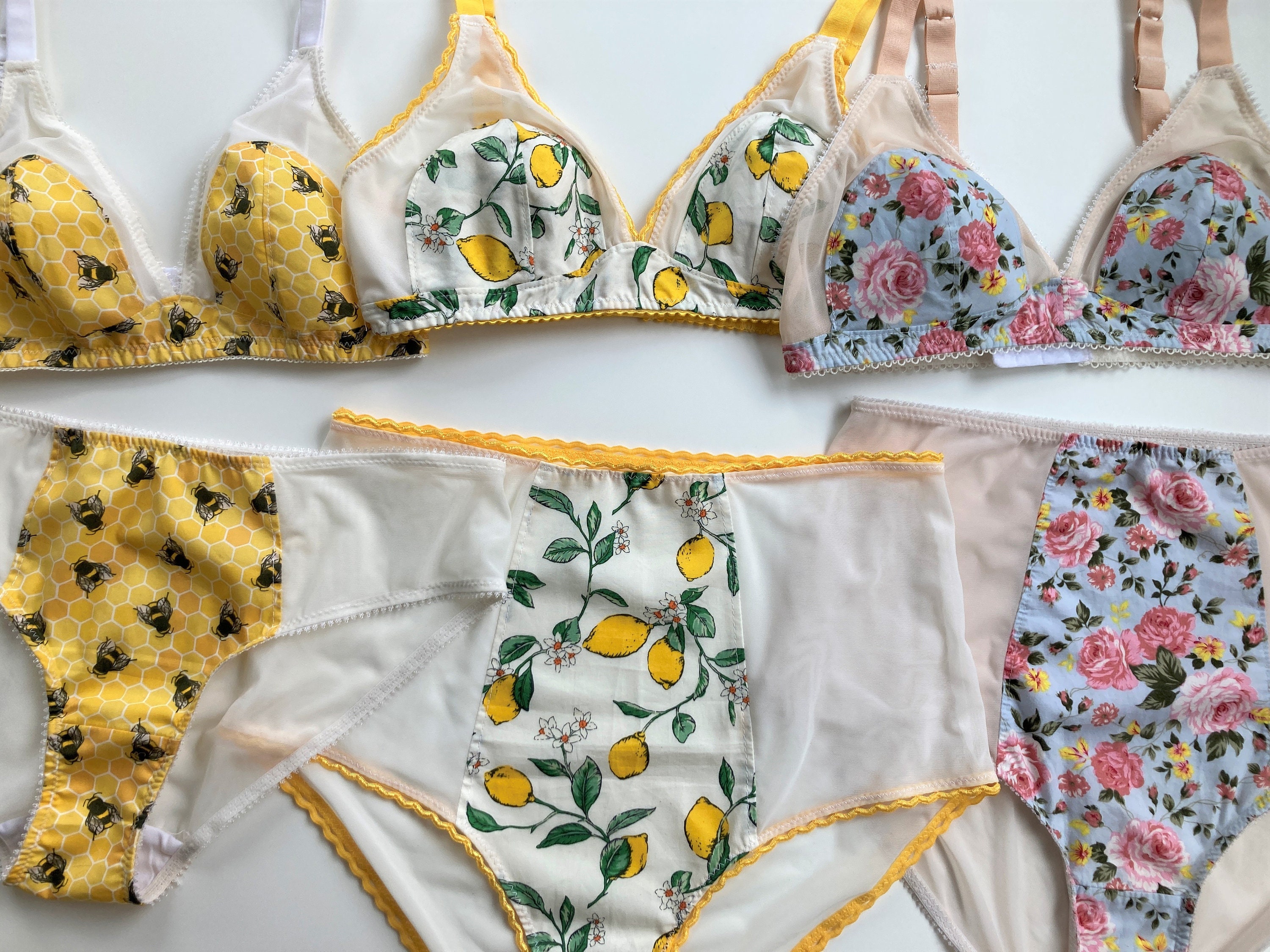 Bra and Knicker Sewing Pattern// PDF Digital Pattern. Willow - Etsy