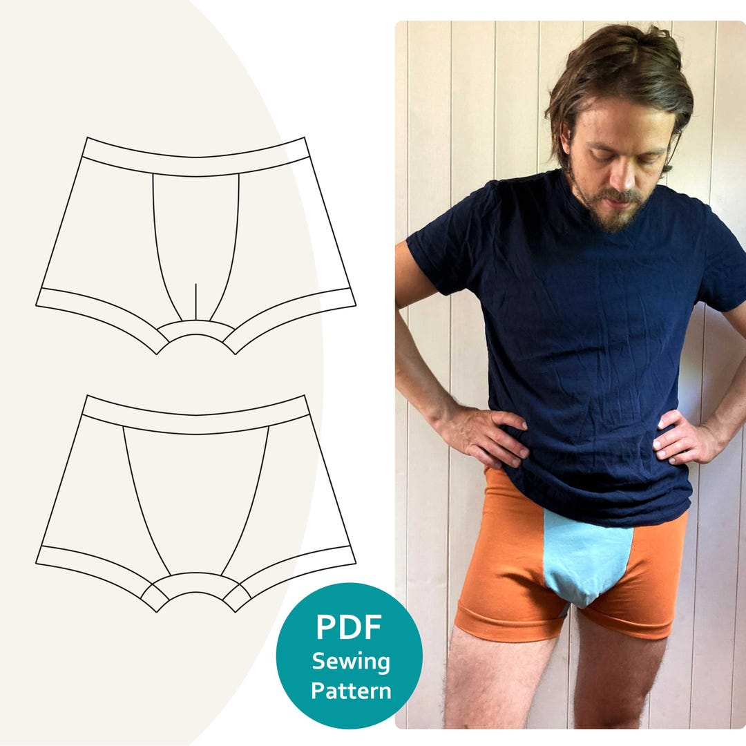 Sewing Pattern Boxer Briefs/shorts - Digital Download- Mens Underwear ...
