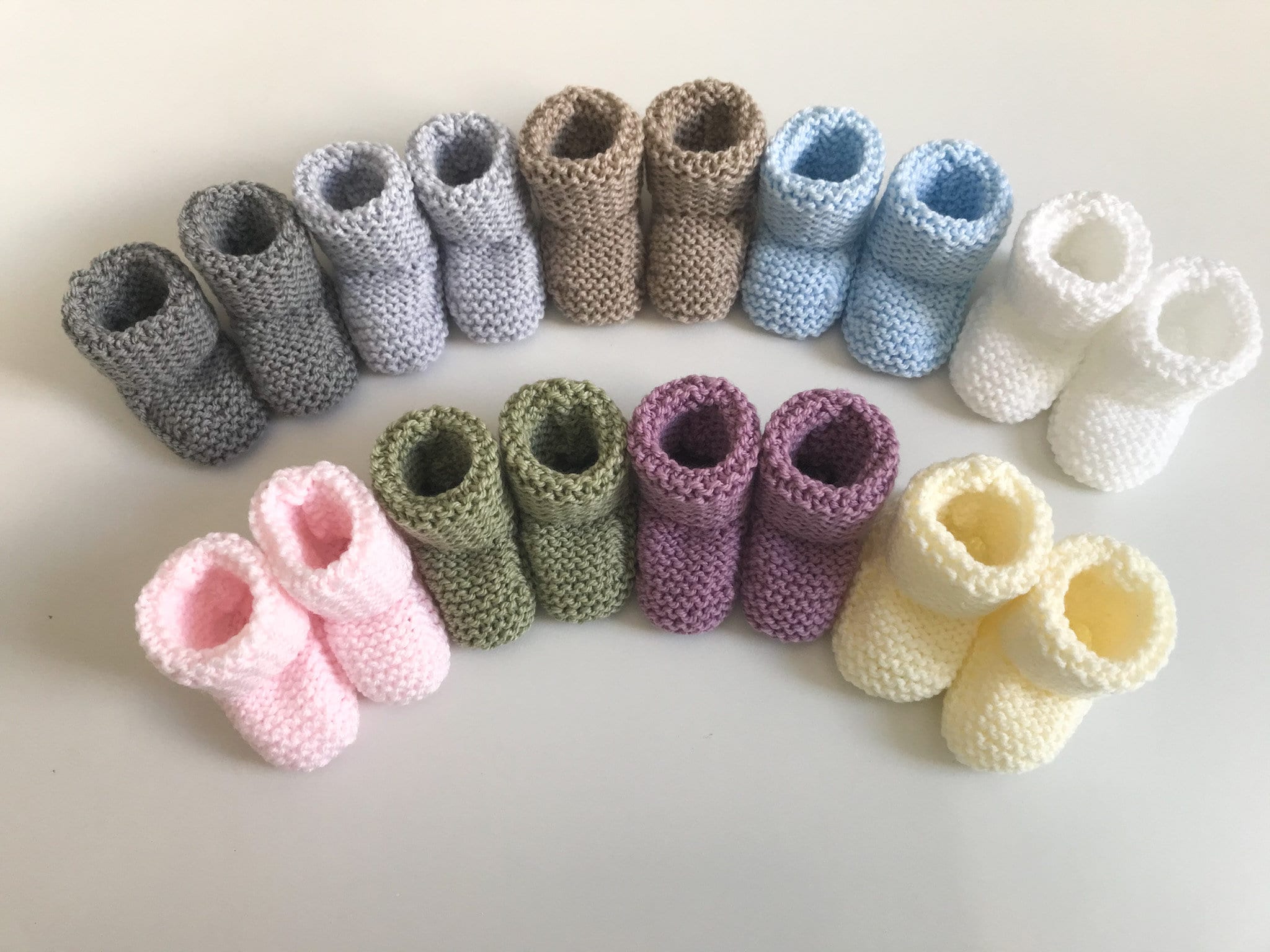 Hand Knitted Baby Booties / Bootees - 0-3 Months or 3-6 Months - Etsy