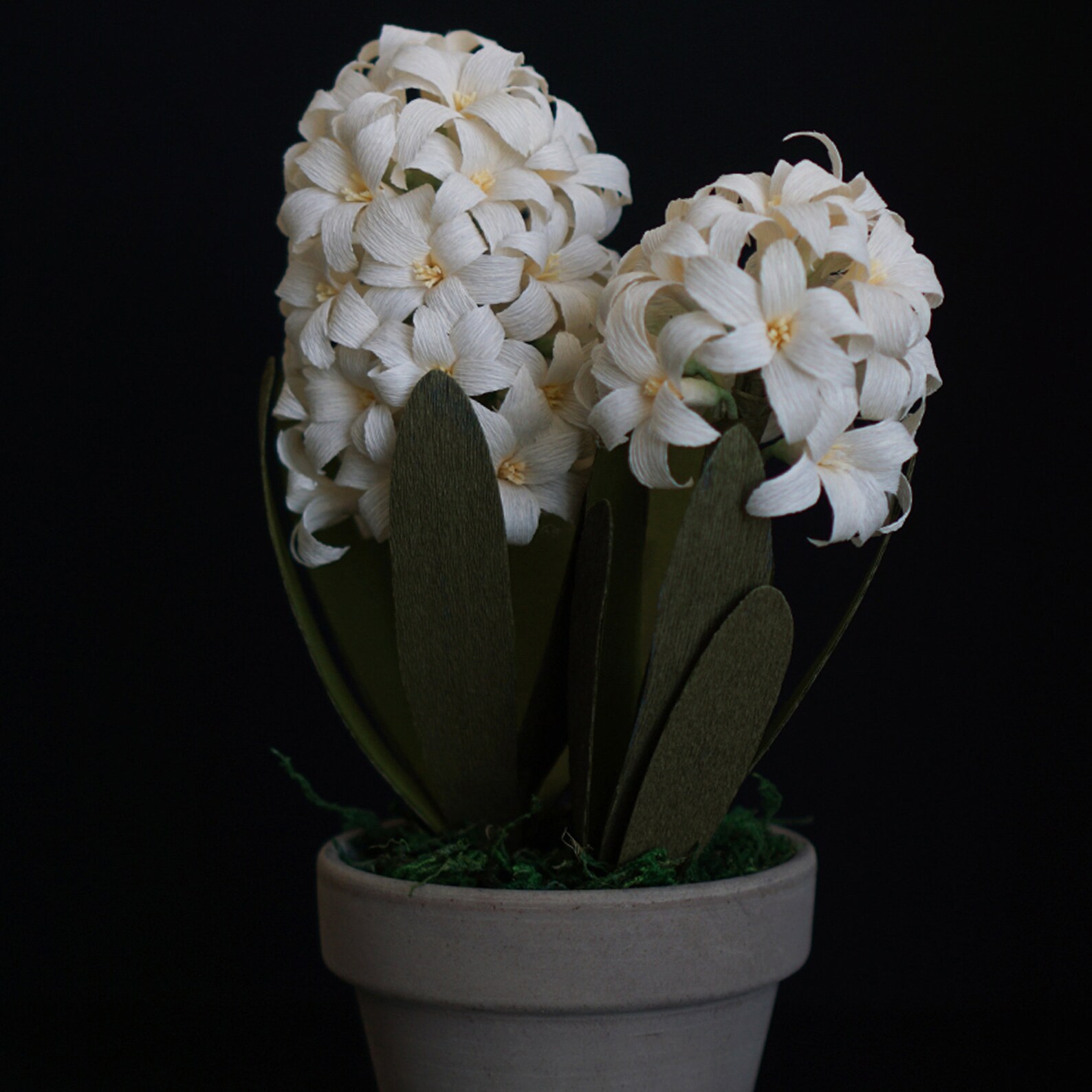 Crepe Paper Hyacinth Digital Template | DIY Paper Flower Pattern ...