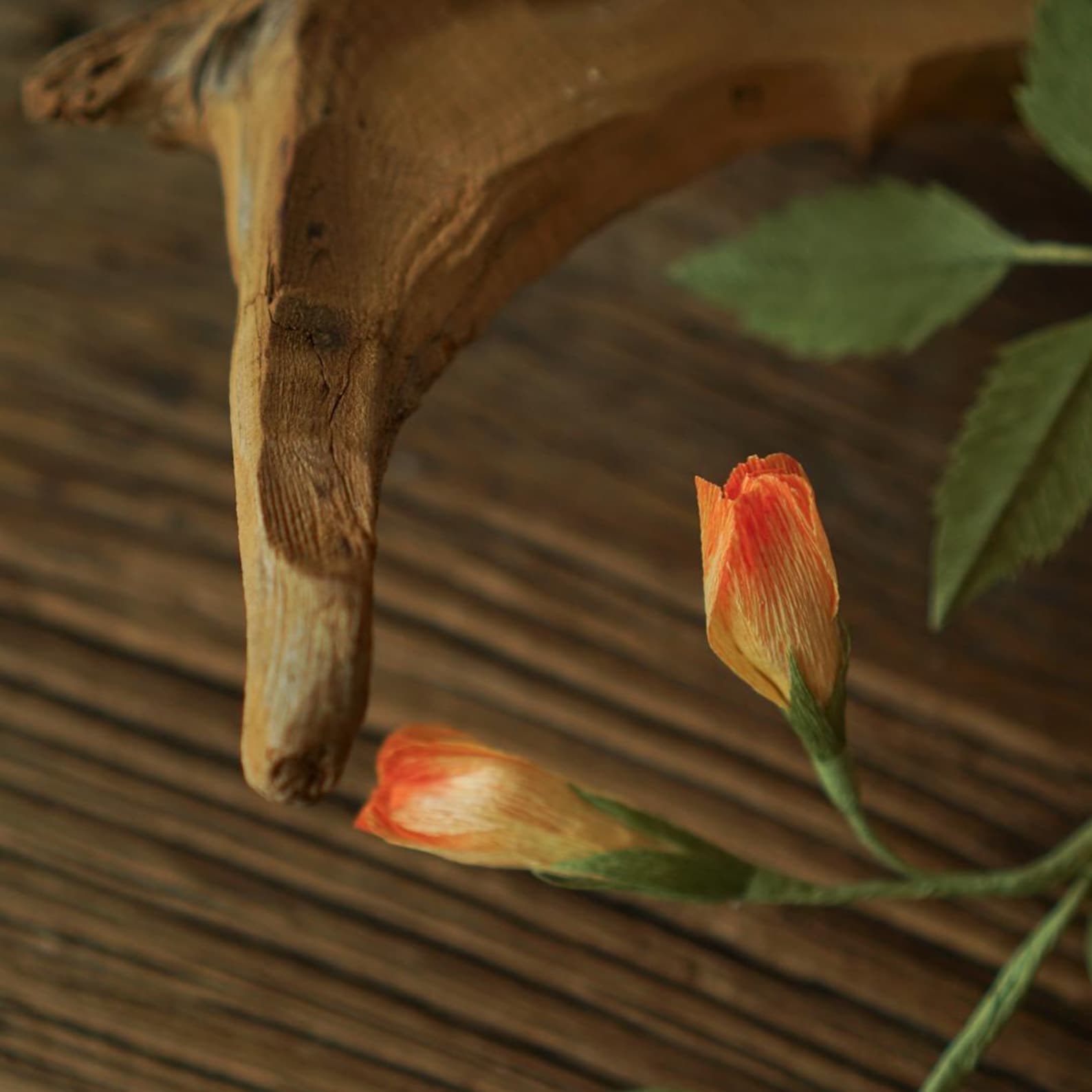 DIY Crepe Paper Trumpet Creeper Kit Handmade Paper Flower Vine Craft ...