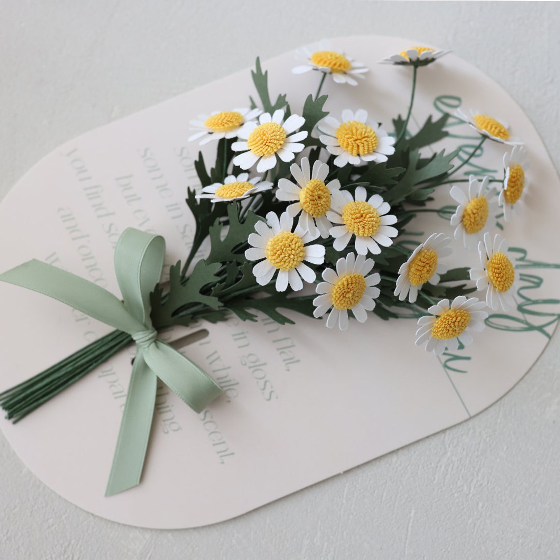 DIY Mini Daisy Bouquet Paper Flower DIY Kit - Etsy