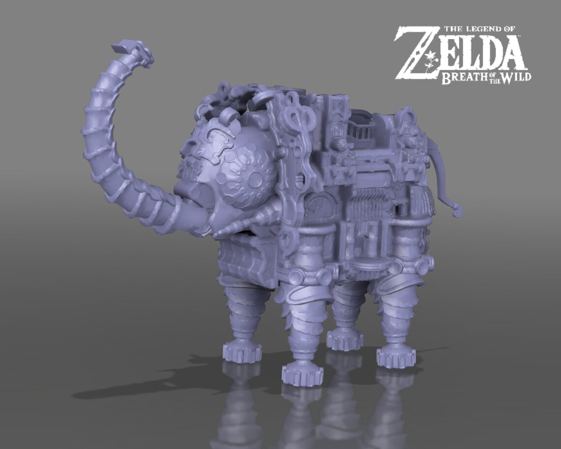 Divine Beast - Vah Ruta - the Legend of Zelda - Breath of the Wild 3D ...