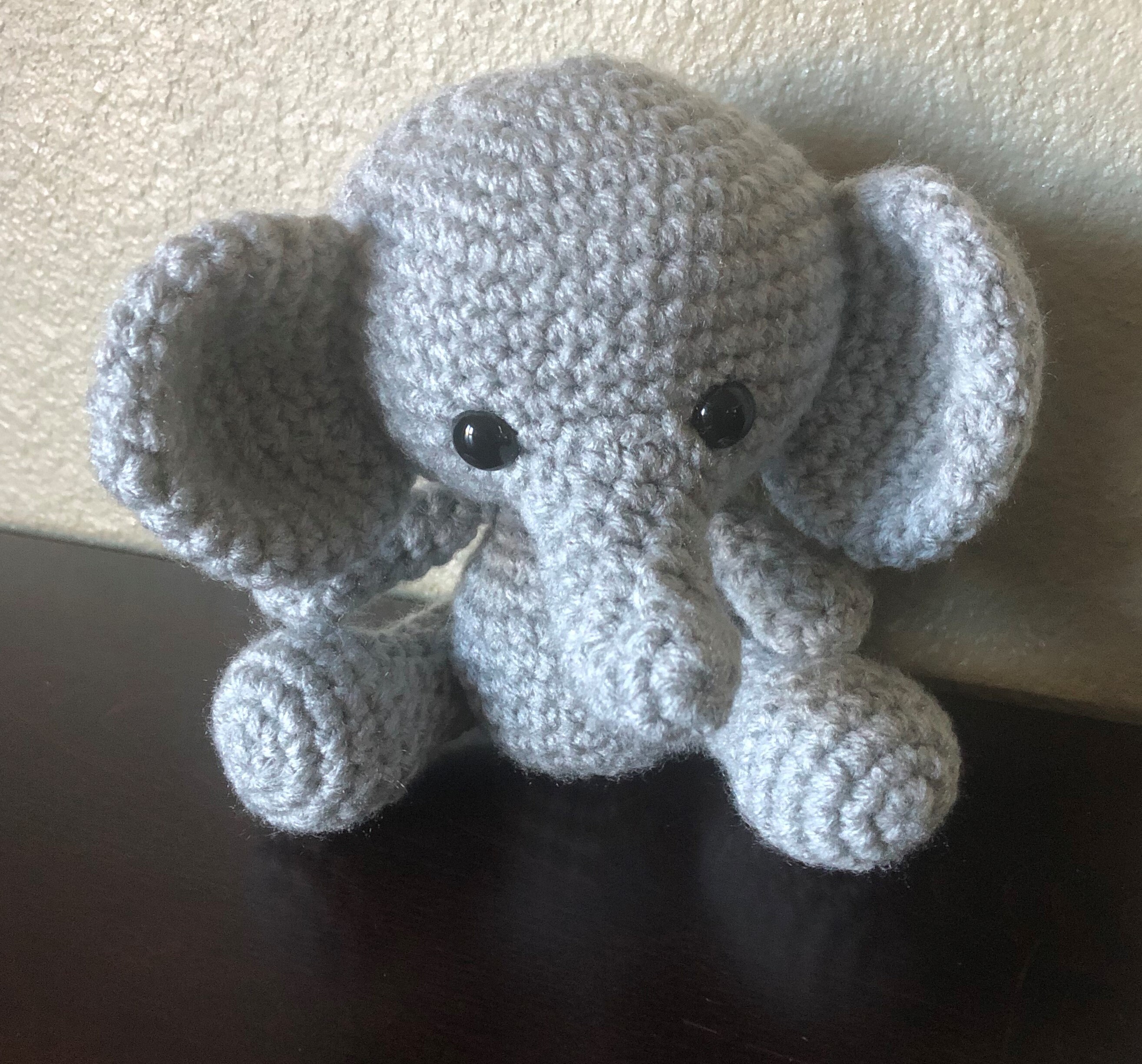 Crochet Elephant Stuffed Animal - Etsy