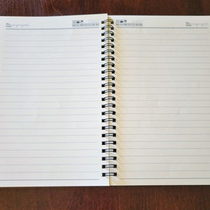 A5 Spiral Notebook With Crow Design - 50 Sheets, 100 Pages - Etsy