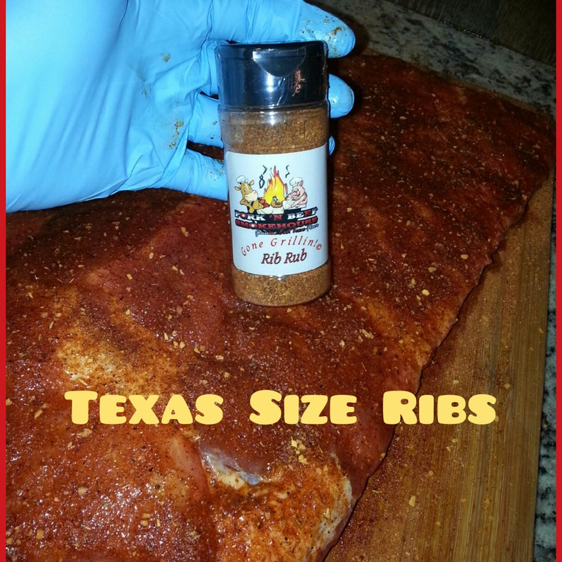 Texas Style Rib Rub Presented by Porknbeef Smokehouse, Grilling Gifts ...