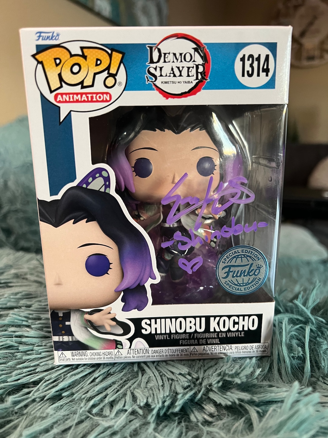 Shinobu Kocho Signed Funko Pop - Etsy UK