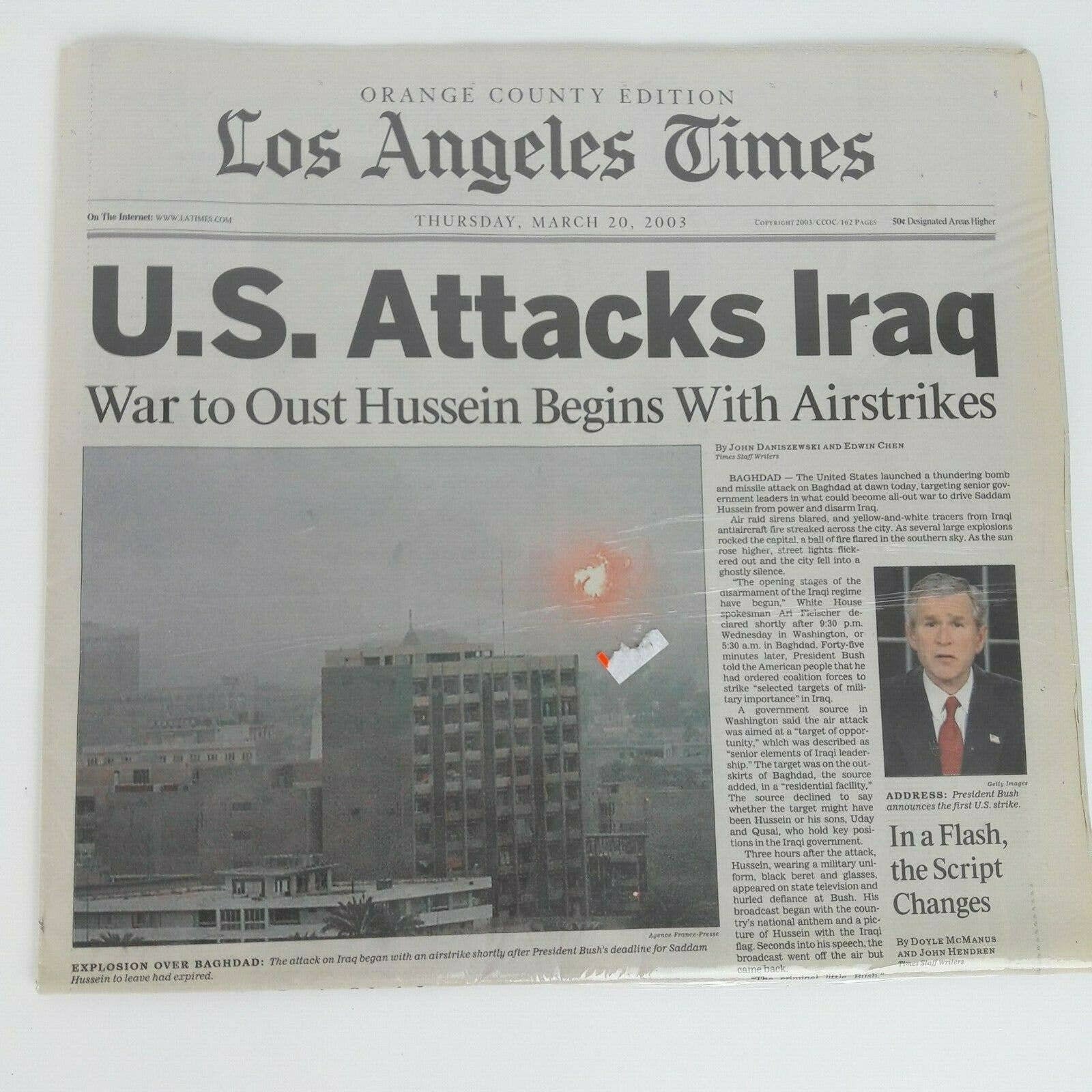 THIS DAY IN HISTORY – War in Iraq begins – 2003 – The Burning Platform