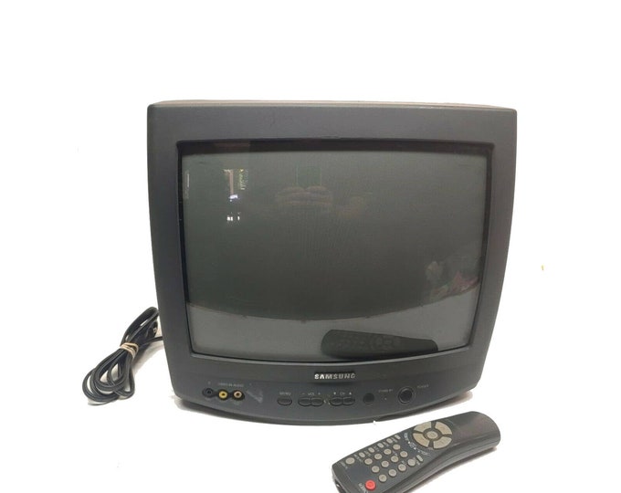 Samsung 13-inch TV Gaming Retro Model TXJ1366 Retro Gaming With Remote ...
