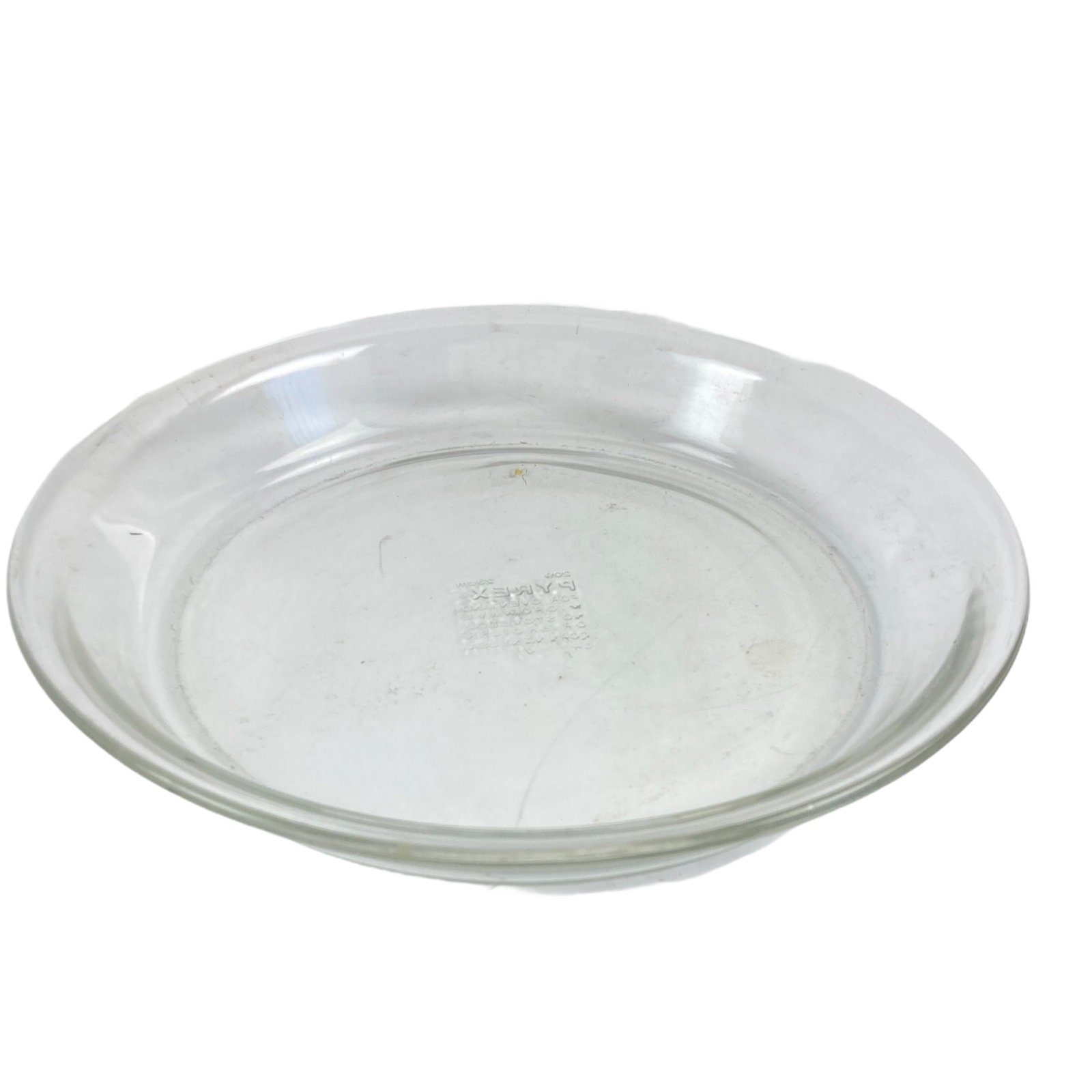 Cookware Vintage Pyrex Clear 9 Inch Pie Plate 209 With Rare Back Stamp ...