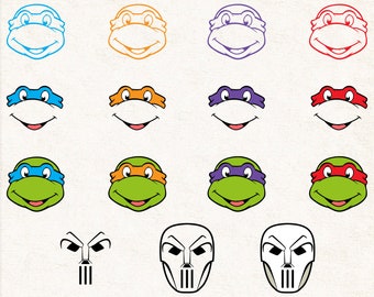 Ninja turtles svg | Etsy