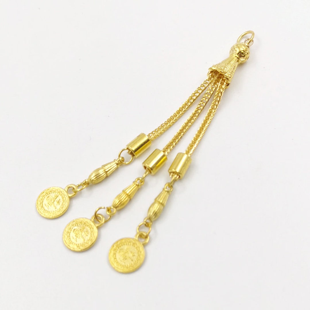 Gold Metal Tassel Tasbih Accessories Muslim Prayer Beads - Etsy