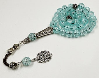 Tasbih Crystal Muslim Women Eid Gift Prayer Bead Misbaha Islamic Rosary ...