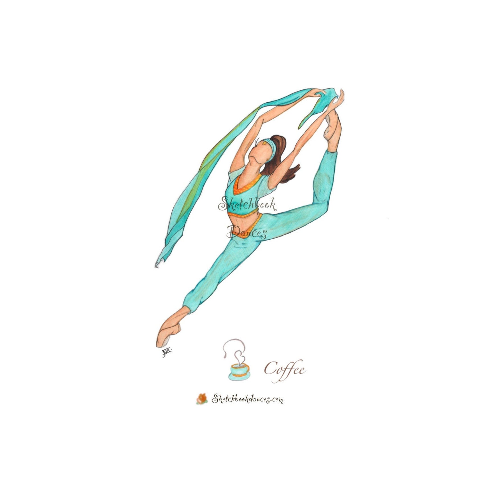 Arabian Coffee Land of the Sweets Collection, Nutcracker Fashion Print ...