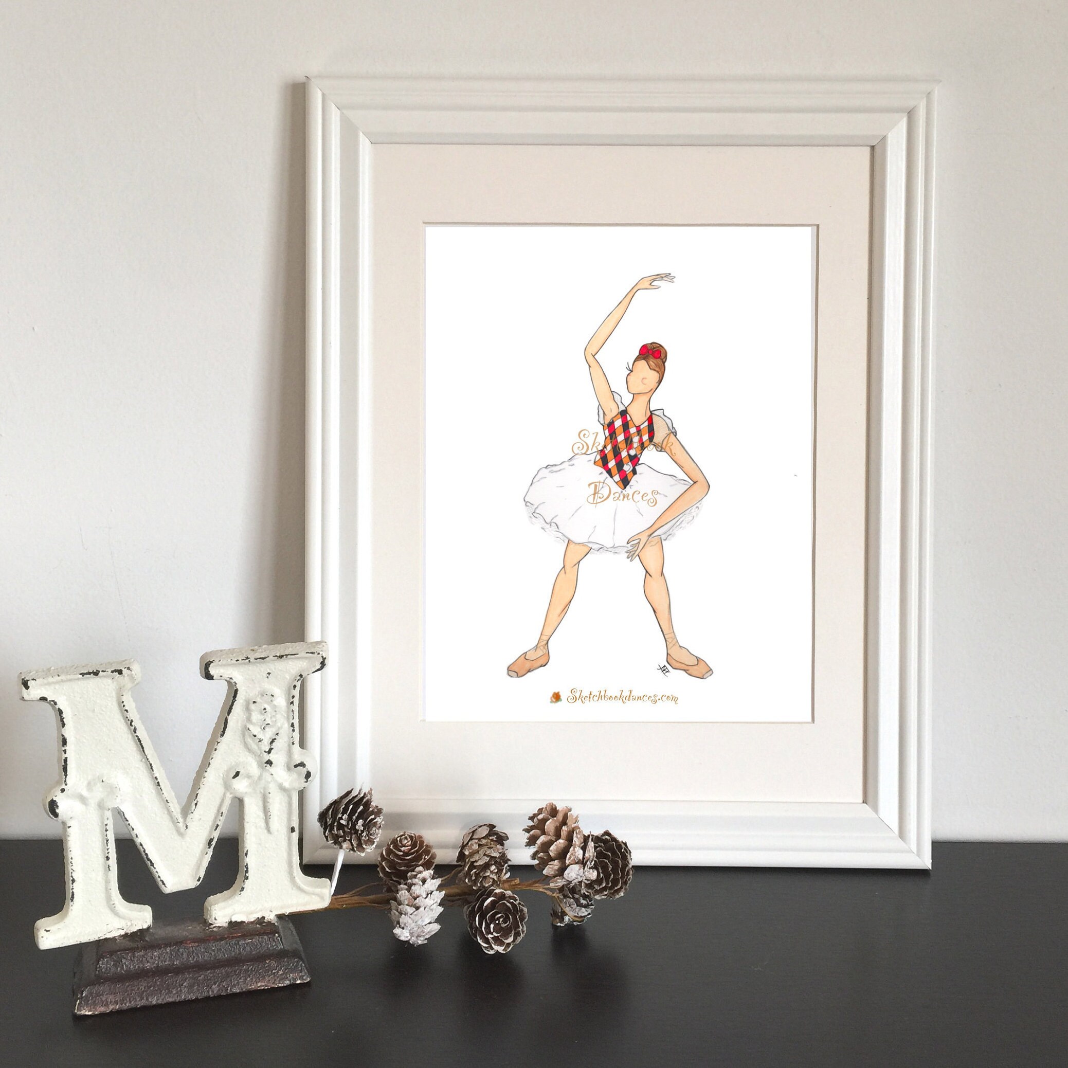 Columbine - Print Nutcracker Ballet Doll, Fashion Print - Etsy