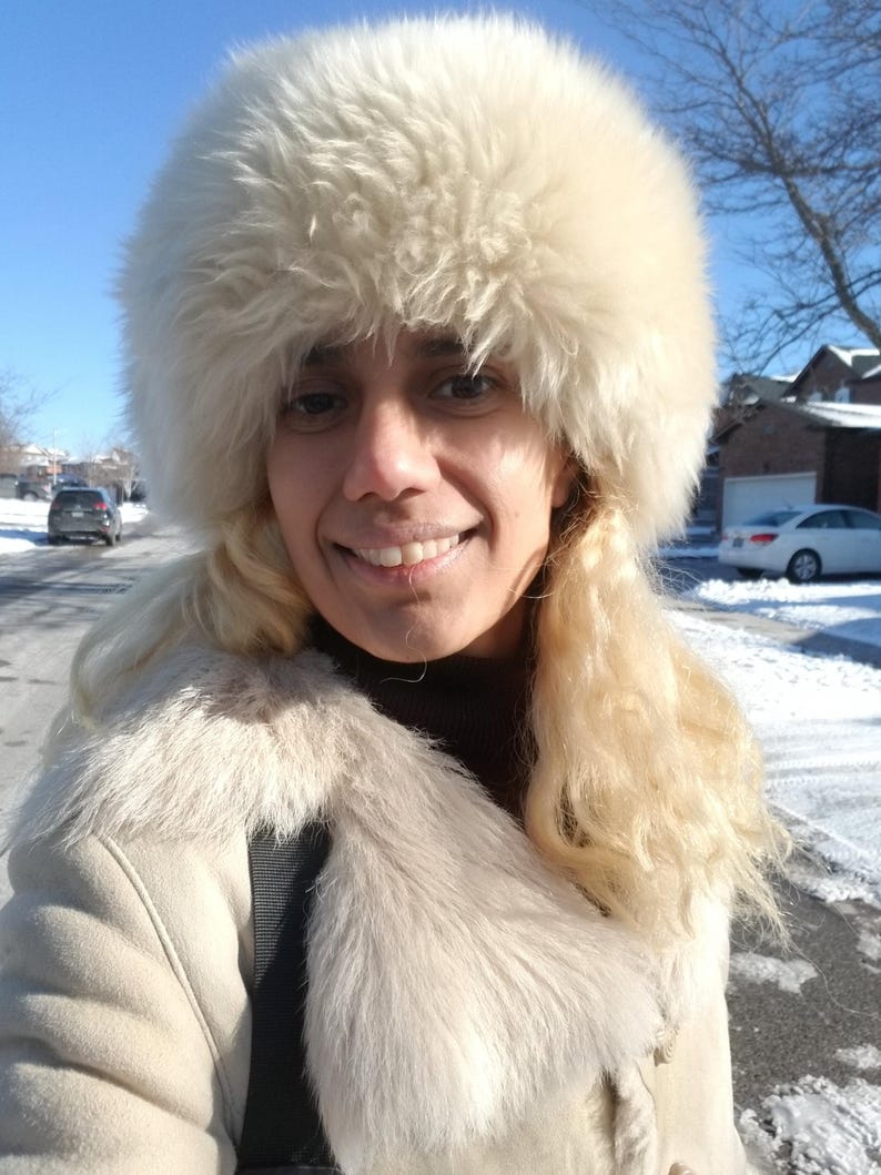 Lamb Shearling Hat - Etsy