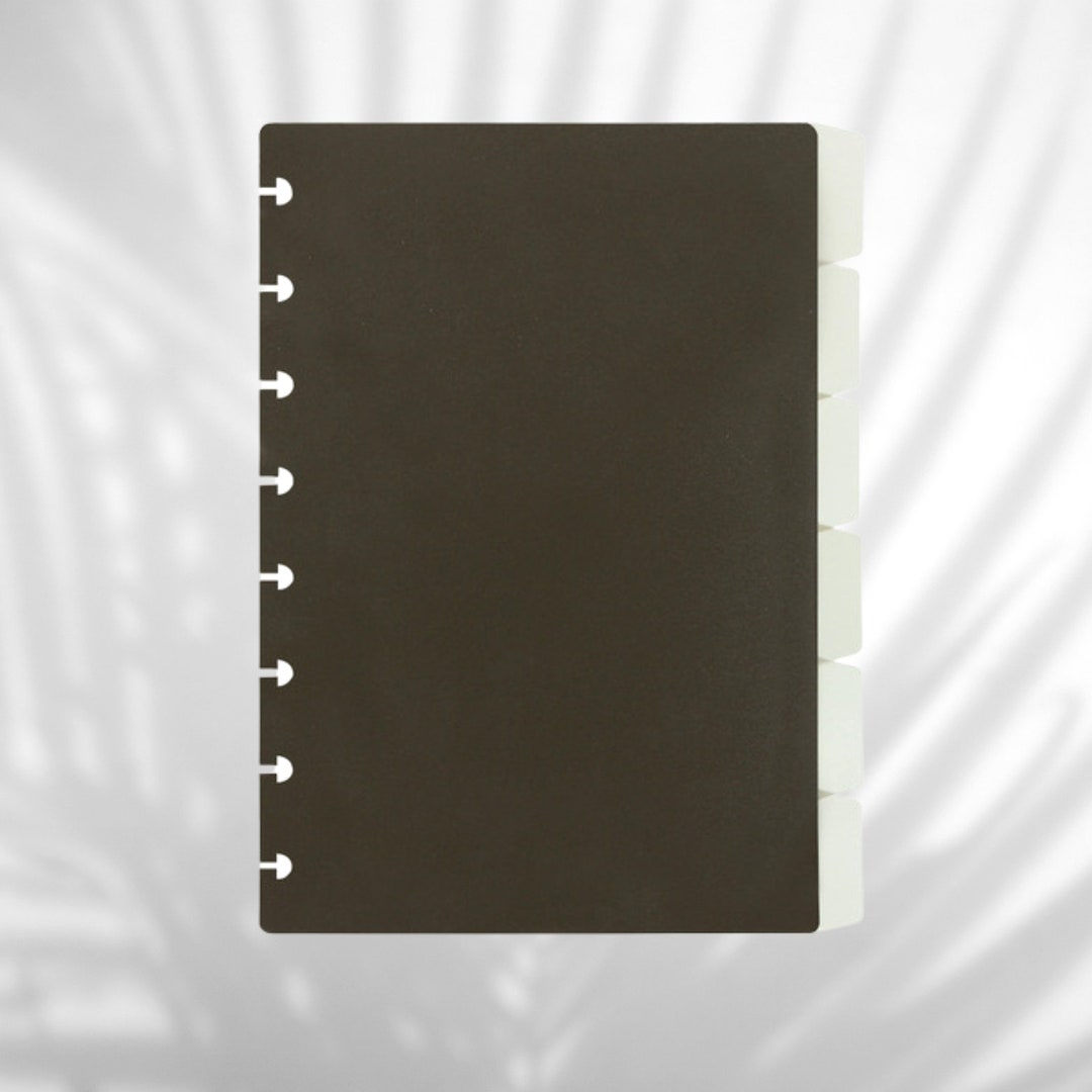Discbound Dividers Black | Discbound Planner | Divider | Planner ...