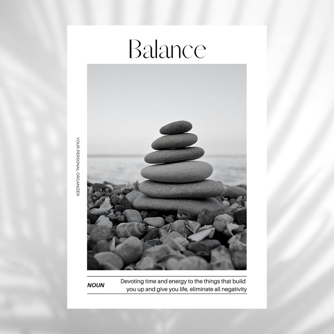 Balance Planner Dashboard | | Planner Insert | Agenda | Planner ...