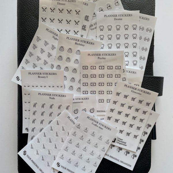 Mini Icon Stickers - Etsy