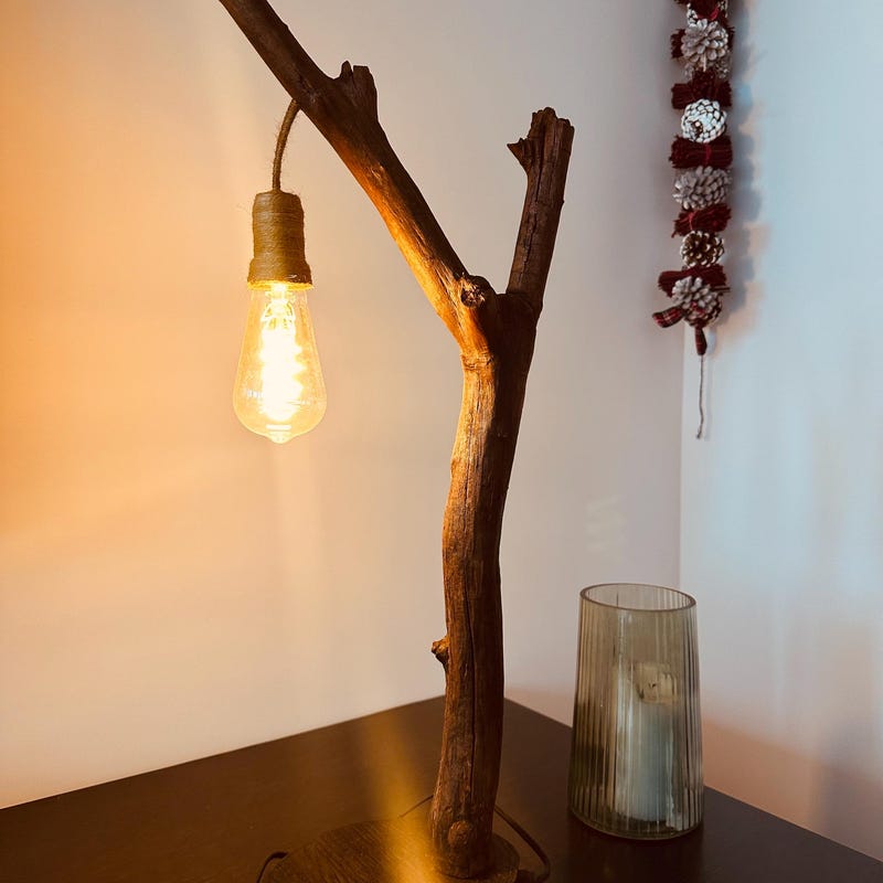 Rustic Lamps - Etsy