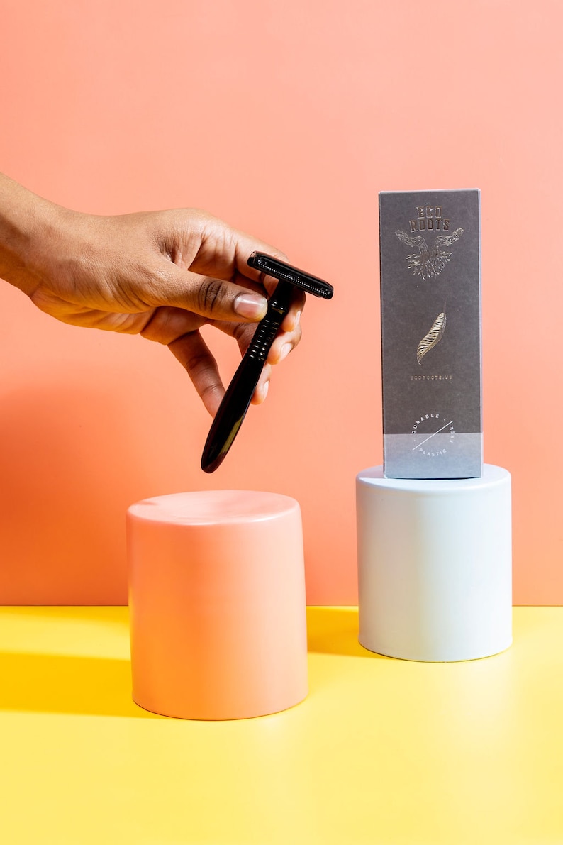 Zero Waste Safety Razor for Women Double Edge With 5 Blades - Etsy