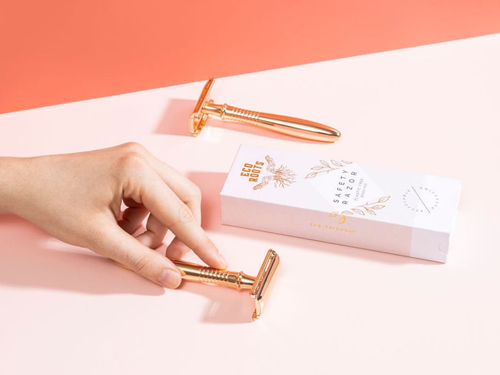 Zero Waste Safety Razor for Women Double Edge With 5 Blades Included ...