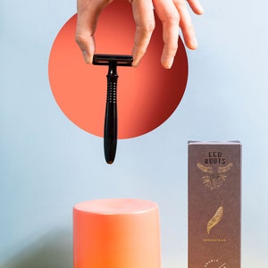 Zero Waste Safety Razor for Women Double Edge With 5 Blades Included ...