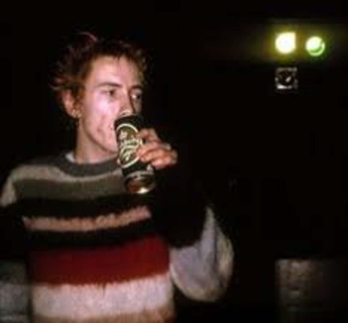 Johnny Rotten Mohair Jumper Replica Of Punk John Lydon Sex Pistols