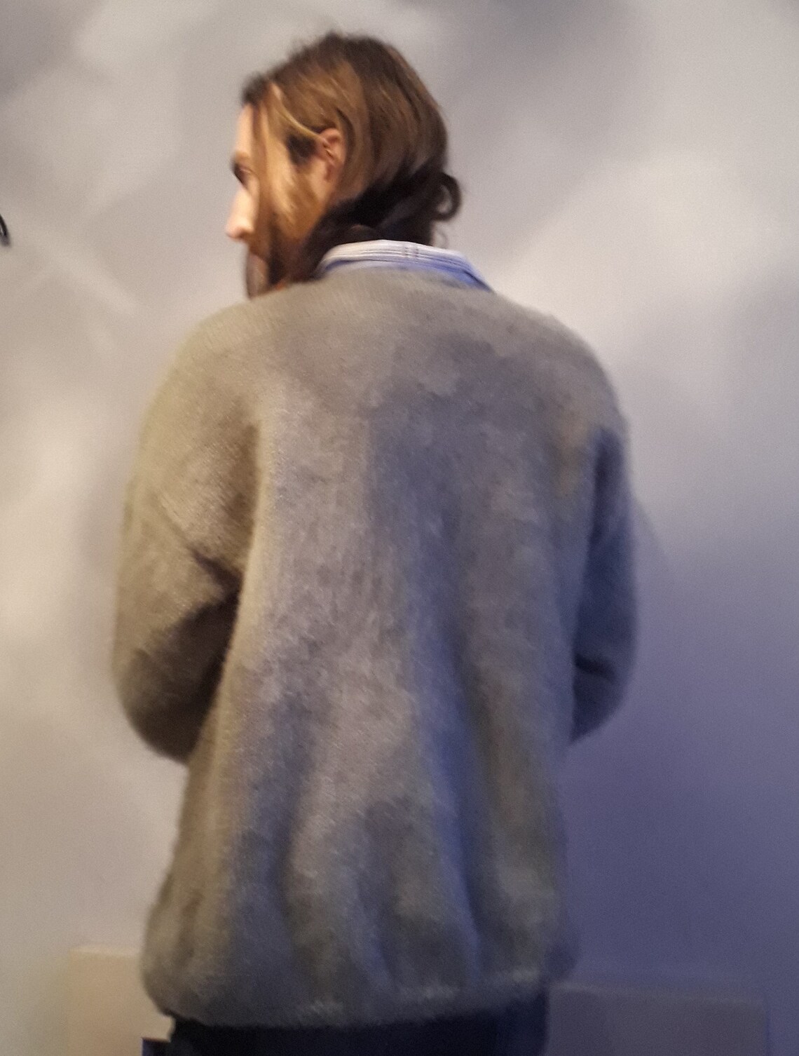 Kurt Cobain MTV Unplugged Cardigan. Mohair Grunge Green. - Etsy