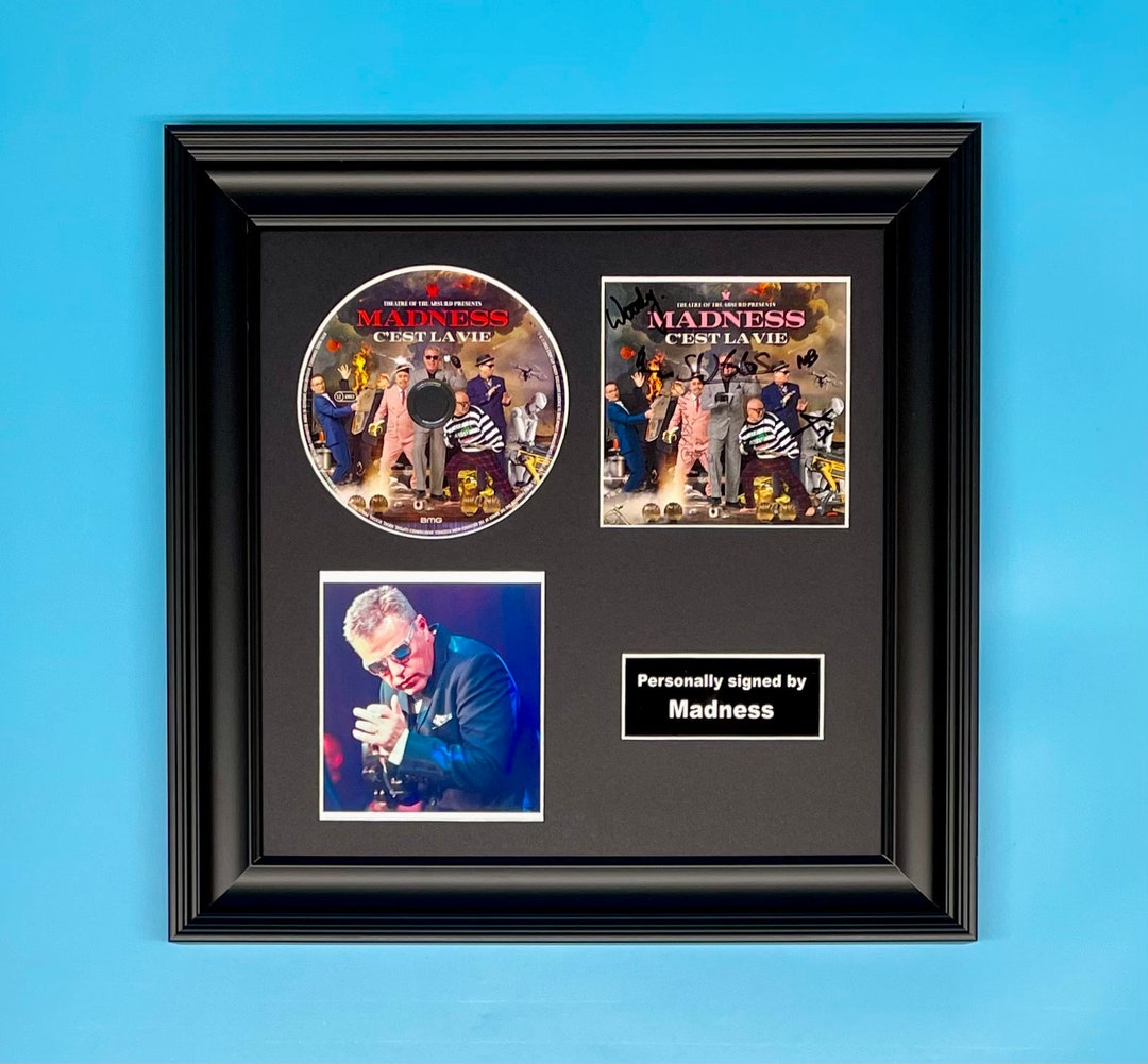 Madness Signed C’est La Vie Album Cover & CD in Luxury Handmade Wooden ...