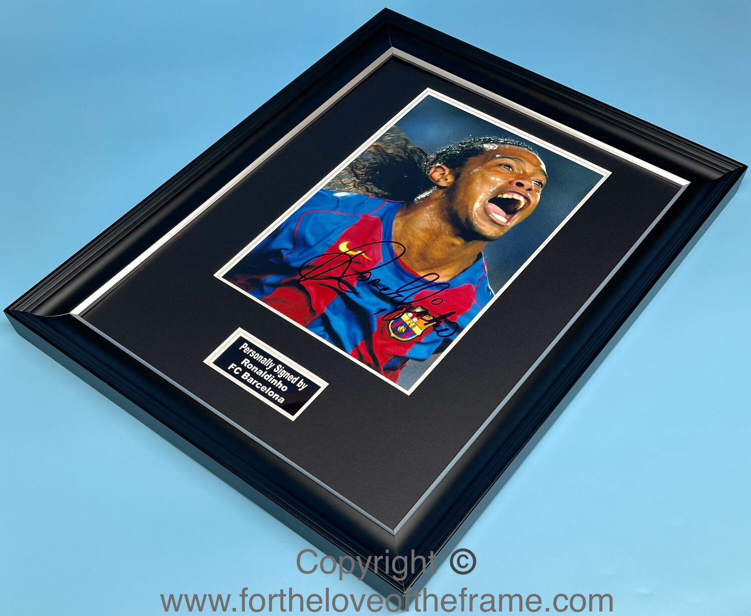 Ronaldinho Signed Autograph Soccer Football Memorabilia FC - Etsy