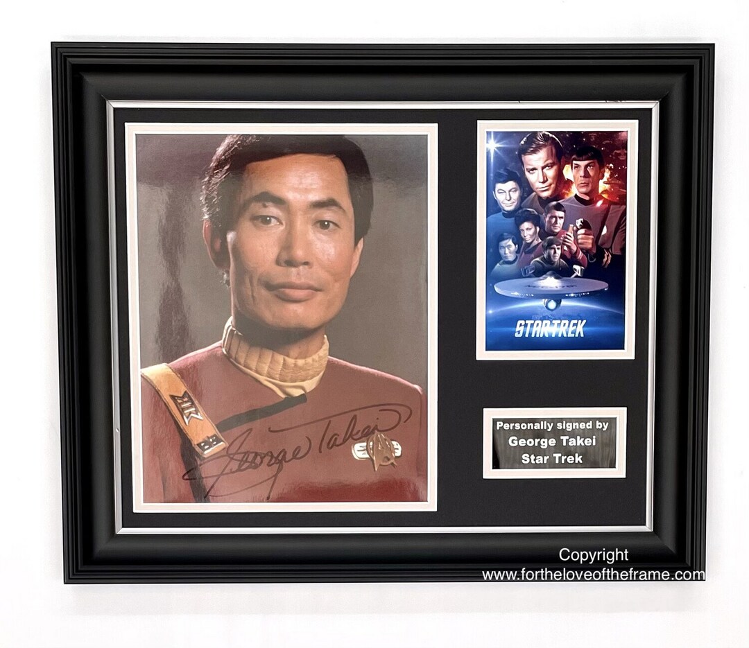 George Takei Signed Autograph Movie Memorabilia Hikaru Sulu Star Trek ...