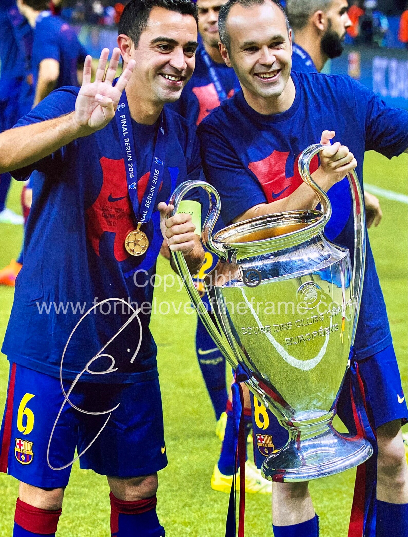 Xavi Signed Autograph Football Soccer Memorabilia FC Barcelona - Etsy