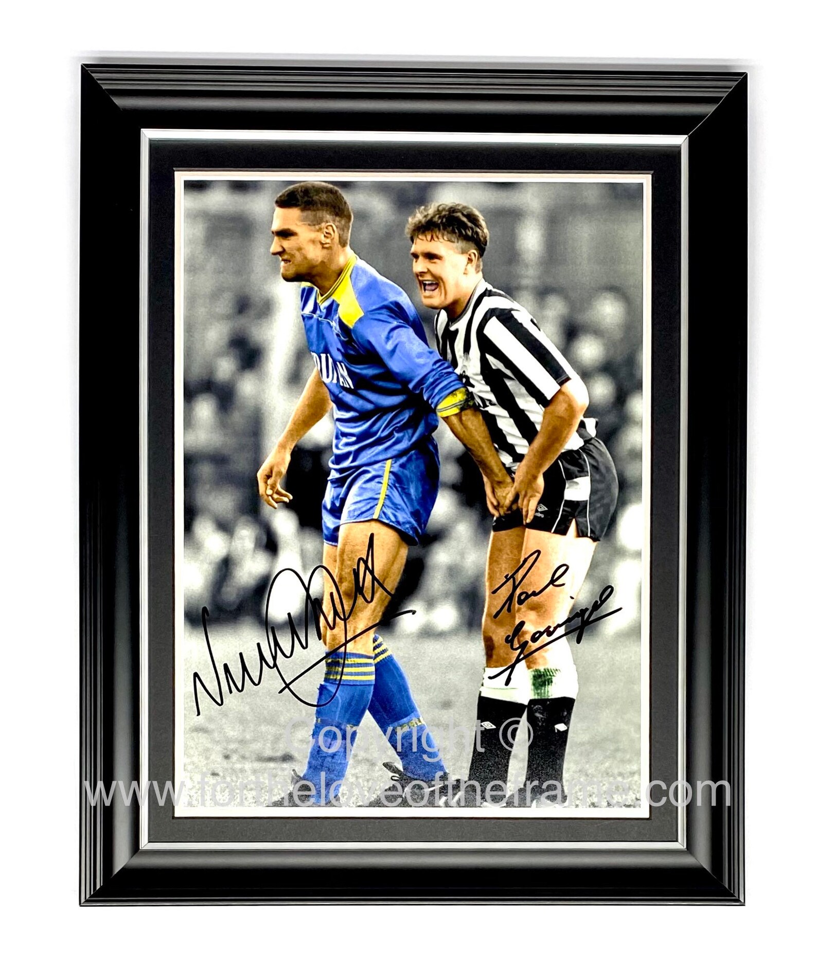 Paul Gascoigne & Vinnie Jones Hand Signed by Both Legends - Etsy UK