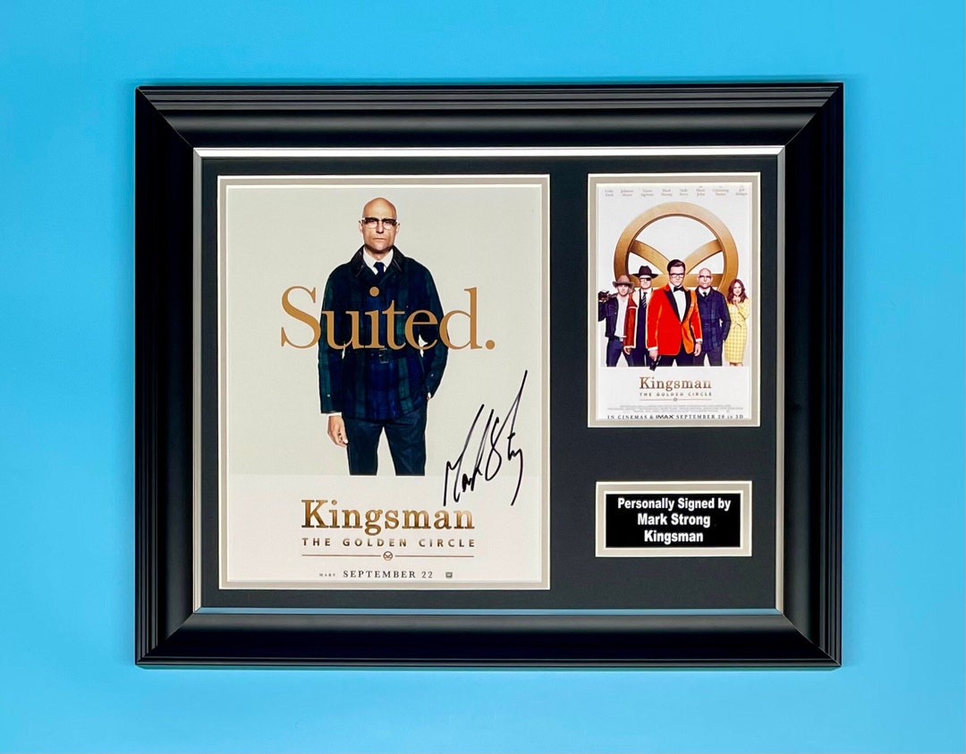 Mark Strong Signed Photo in Luxury Handmade Frame With Photo Proof ...