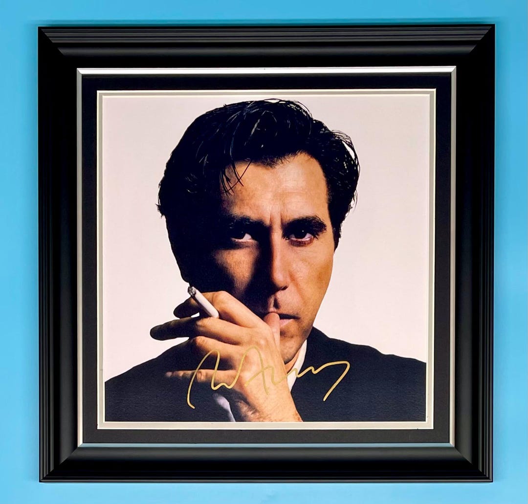 Bryan Ferry Signed Photo in Luxury Handmade Wooden Frame & AFTAL Member ...