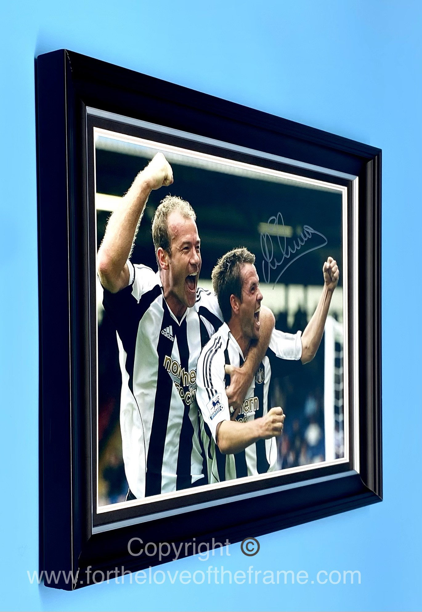 Michael Owen Signed Autograph Football Soccer Memorabilia Newcastle ...